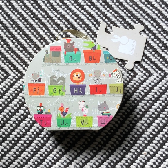 Janod | Toys | Janod 27 Piece Animal Alphabet Train Puzzle | Poshmark